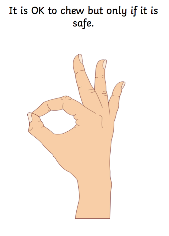 Chewing Social Story | Made By Teachers