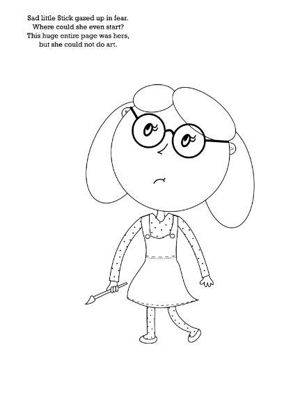 Stick’s Masterpiece – Colouring | Made By Teachers