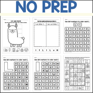 Letter L Worksheets and Hands On Centers Bundle | Made By Teachers