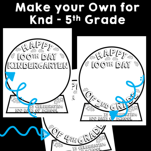 100th Day of School Activities & Craft | Writing Math Mazes & Coloring ...