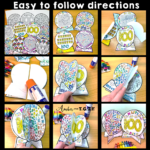 100th Day of School Activities & Craft | Writing Math Mazes & Coloring ...