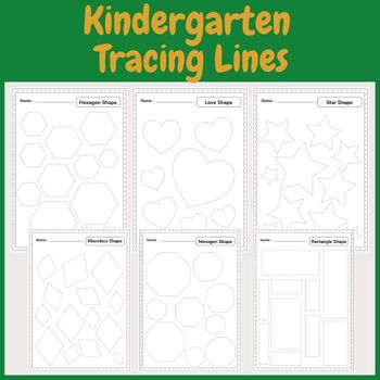 Kindergarten Tracing Lines | Made By Teachers