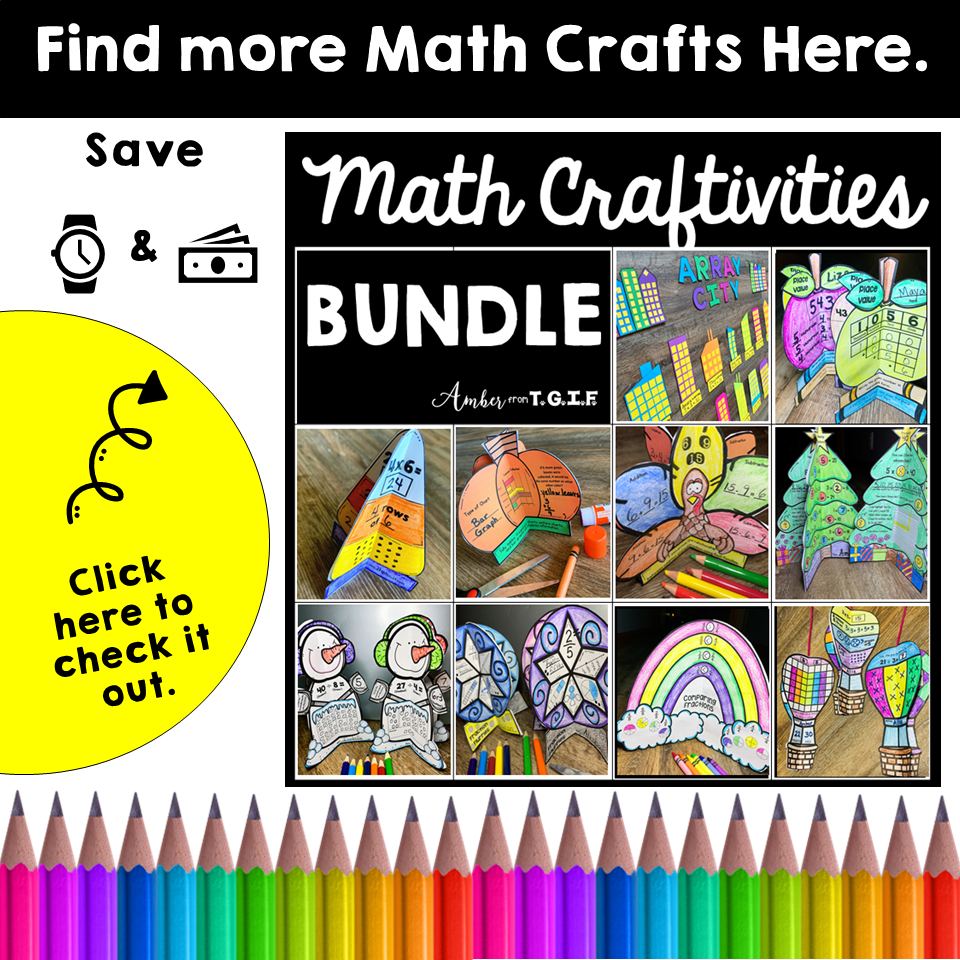End of the Year Comparing Money Math Craft | May Rainbow Activity ...