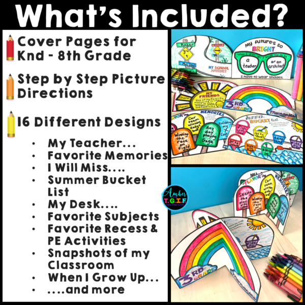 End of the Year Memory Book Activities & Craft | Made By Teachers