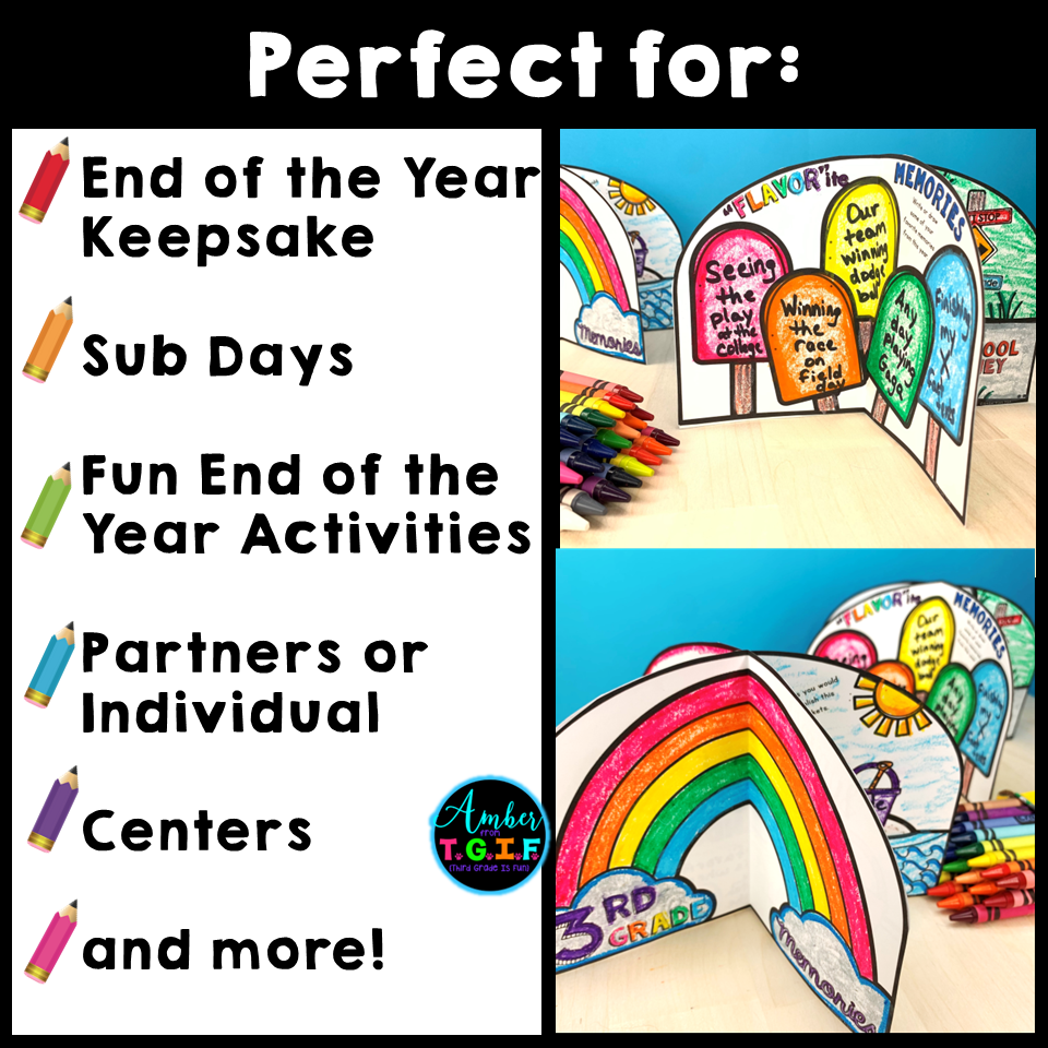 End of the Year Memory Book Activities & Craft | Made By Teachers