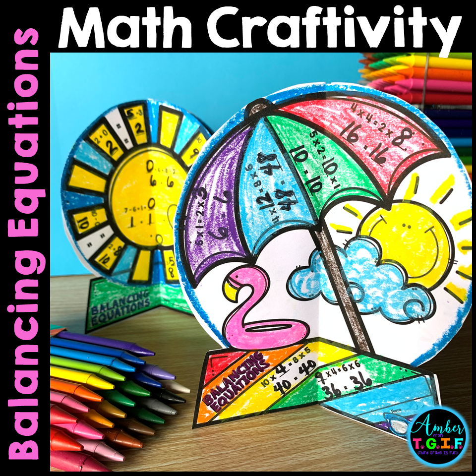 End of the Year Activities | Beach Balancing Equations | All 4 ...