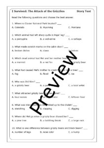 Lauren Tarshis "I Survived the Attack of the Grizzlies, 1967 ...