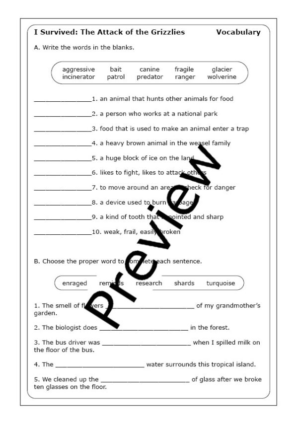 Lauren Tarshis "I Survived the Attack of the Grizzlies, 1967 ...