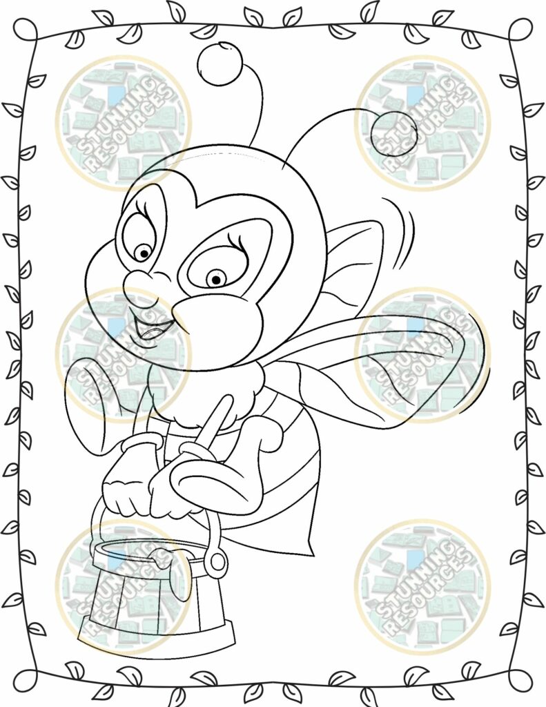 Cartoon Insects Coloring Pages V.1 | Made By Teachers