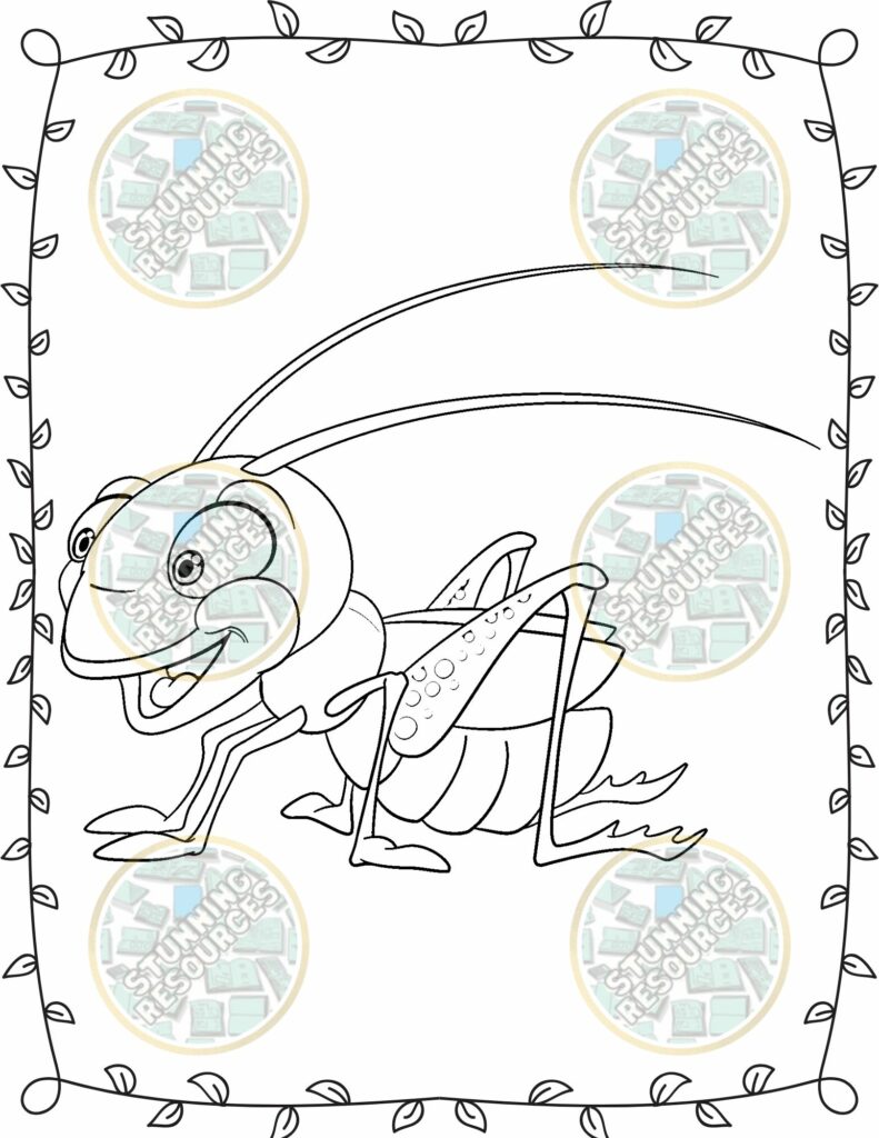 Cartoon Insects Coloring Pages Bundle | Made By Teachers