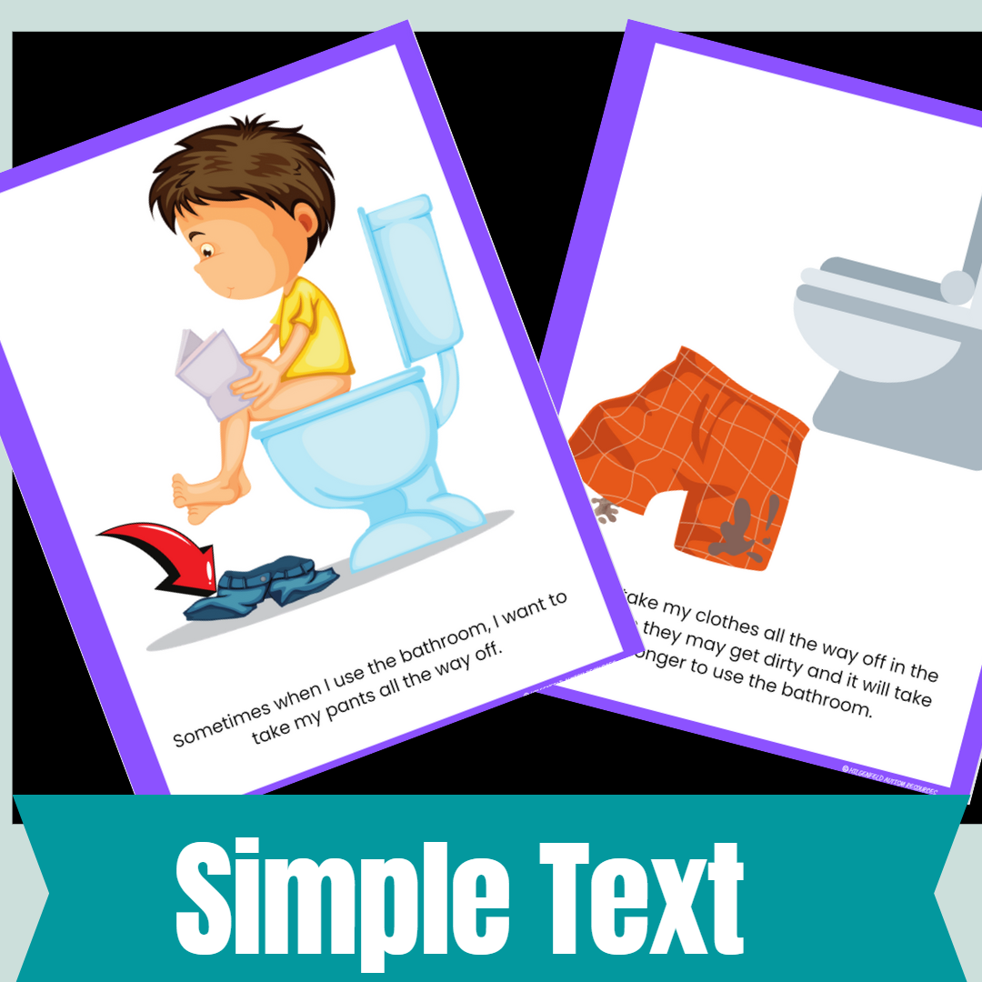 Keeping Clothing on When Using the Bathroom or Toilet Social Skills ...