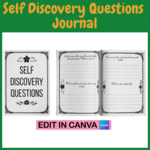 Self Discovery Questions Journal | Made By Teachers