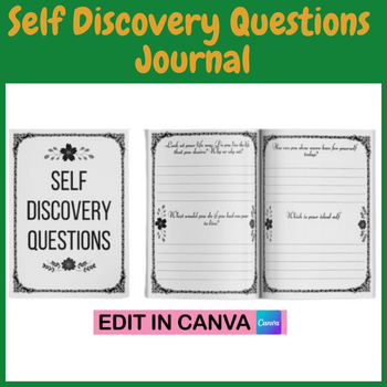 Self Discovery Questions Journal | Made By Teachers