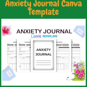 Anxiety Journal Canva Template | Made By Teachers