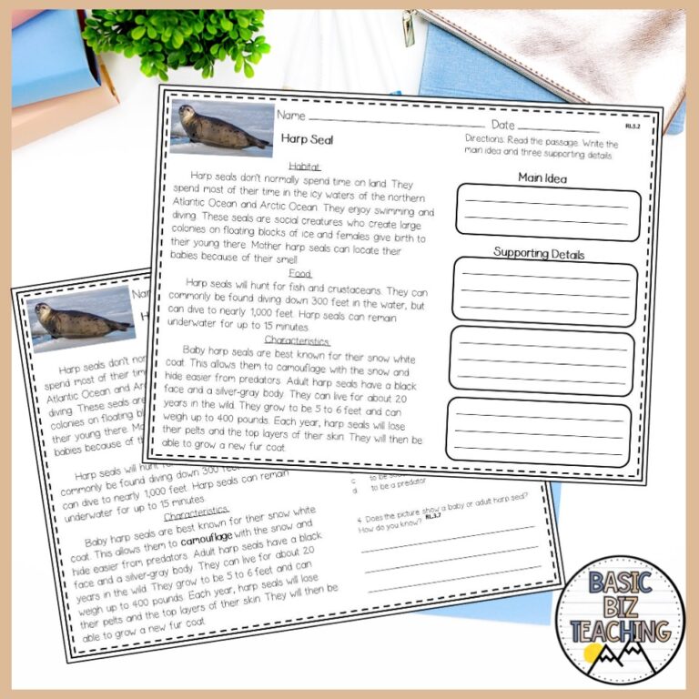 Arctic Animals Reading Comprehension Passages | Made By Teachers