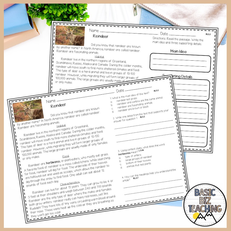 Arctic Animals Reading Comprehension Passages | Made By Teachers