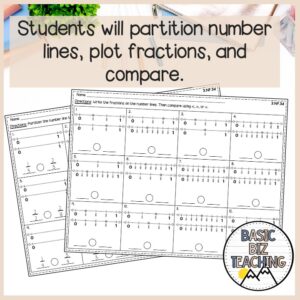 3rd Grade Comparing Fractions Math Worksheets | Made By Teachers