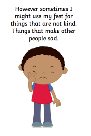 Kind Feet Social Story | Made By Teachers