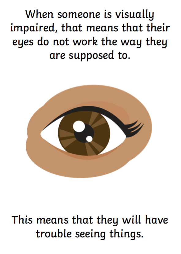 My Friend is Visually Impaired Social Story | Made By Teachers