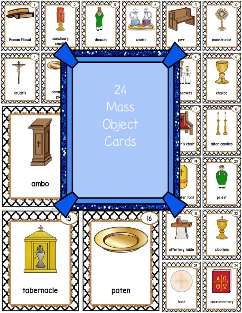 Inside the Church Write the Room 1 - Mass | Made By Teachers