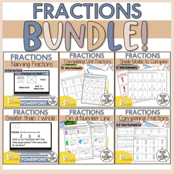 Fractions Math Activities Bundle | Made By Teachers