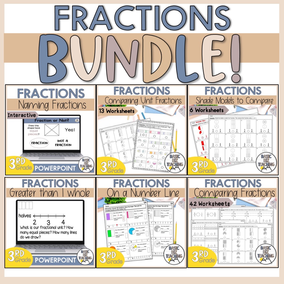 Fractions Math Activities Bundle | Made By Teachers