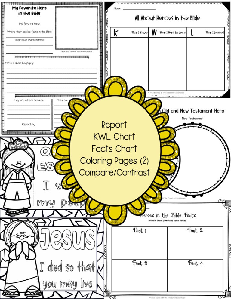 Heroes in the Bible Activity Pack | Made By Teachers