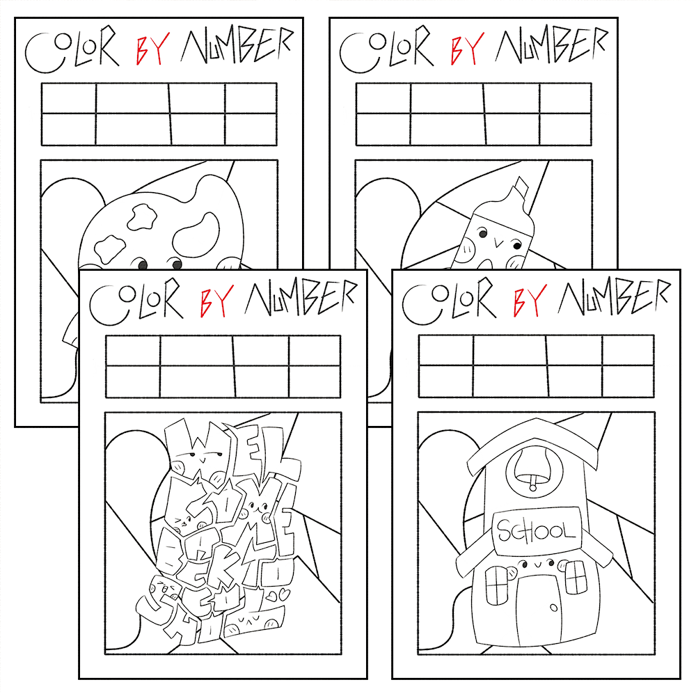 Back to School Editable Color By Code Worksheet Activity, Color By ...