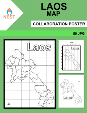 Laos Map Collaboration Poster | Made By Teachers