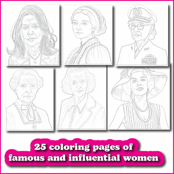 Famous Important Women in History|Famous Women Clip Art,stickers | Made ...