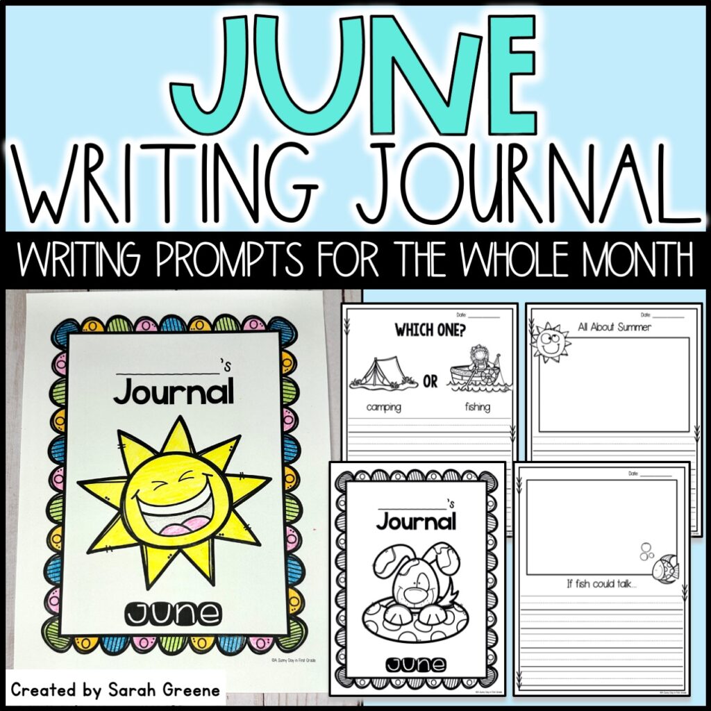 June Writing Journal | Made By Teachers