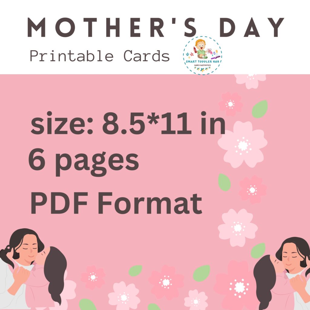 Printable Mother’s Day cards for kindergarten| Mother’s Day ...