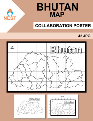 Bhutan Map Collaboration Poster | Made By Teachers
