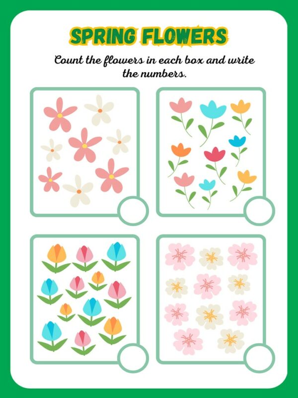 Spring workbook for kids | Made By Teachers