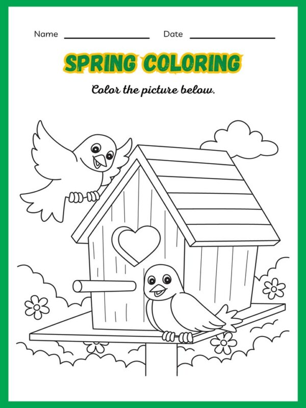 Spring workbook for kids | Made By Teachers