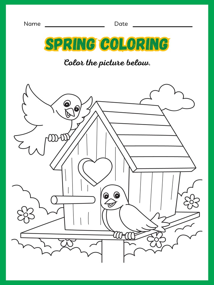 Spring workbook for kids | Made By Teachers
