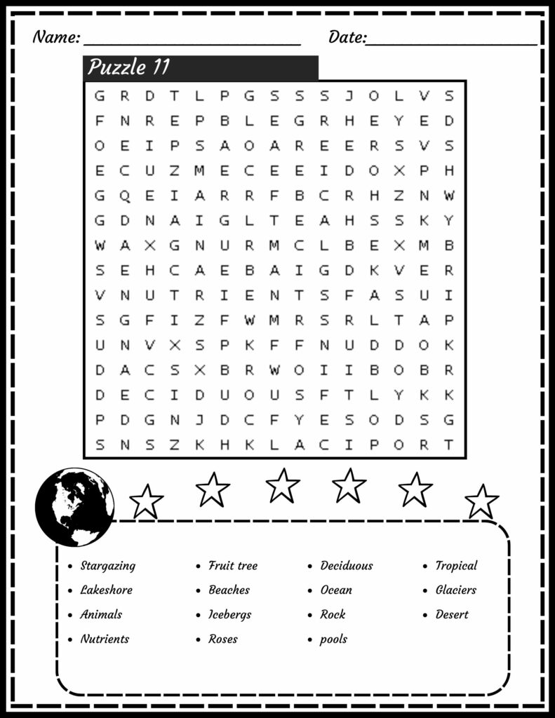 Earth Day Word Search Printable Made By Teachers