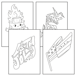 Color by Code July Bundle - Independence Day Coloring Activities ...