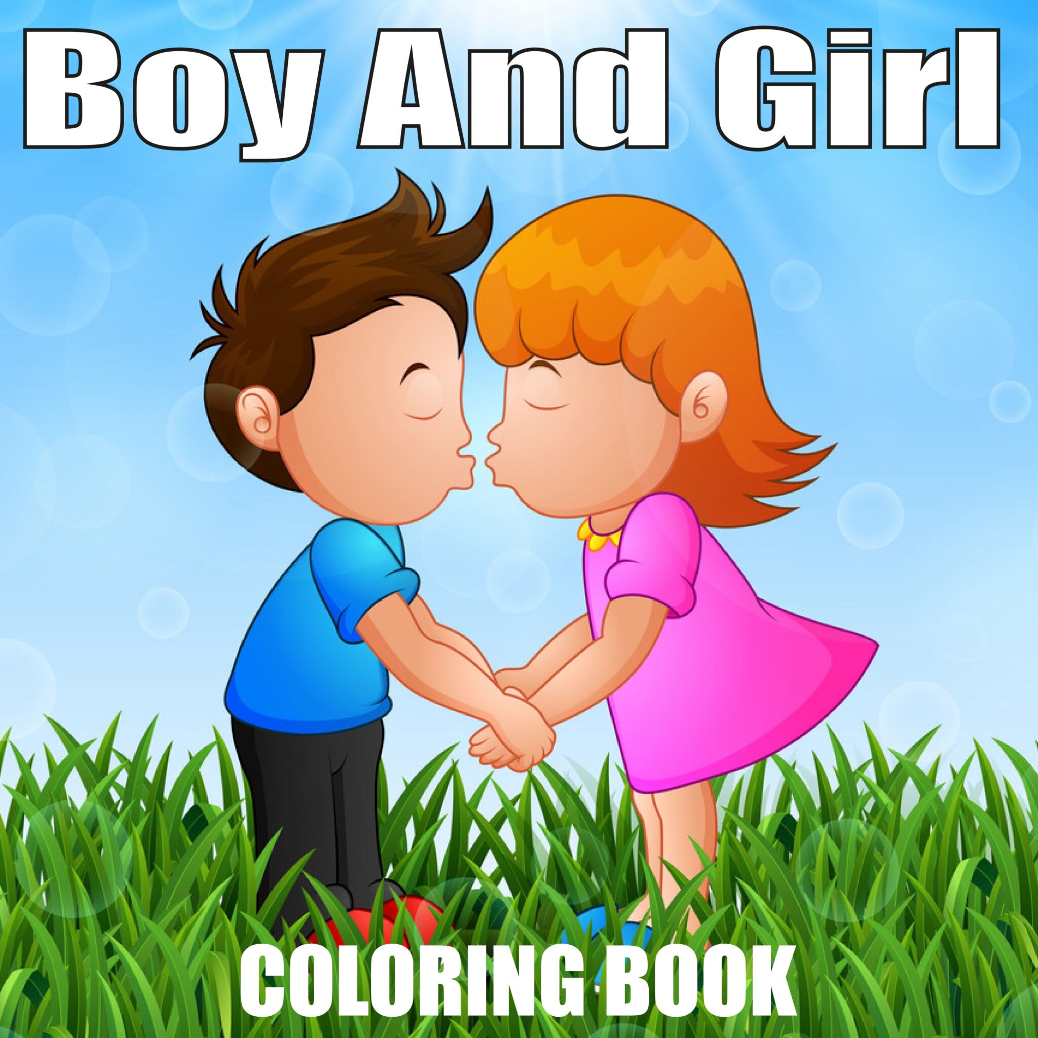 Boy And Girl Coloring Book : Easy and Fun Boys And Girls Colouring Book ...