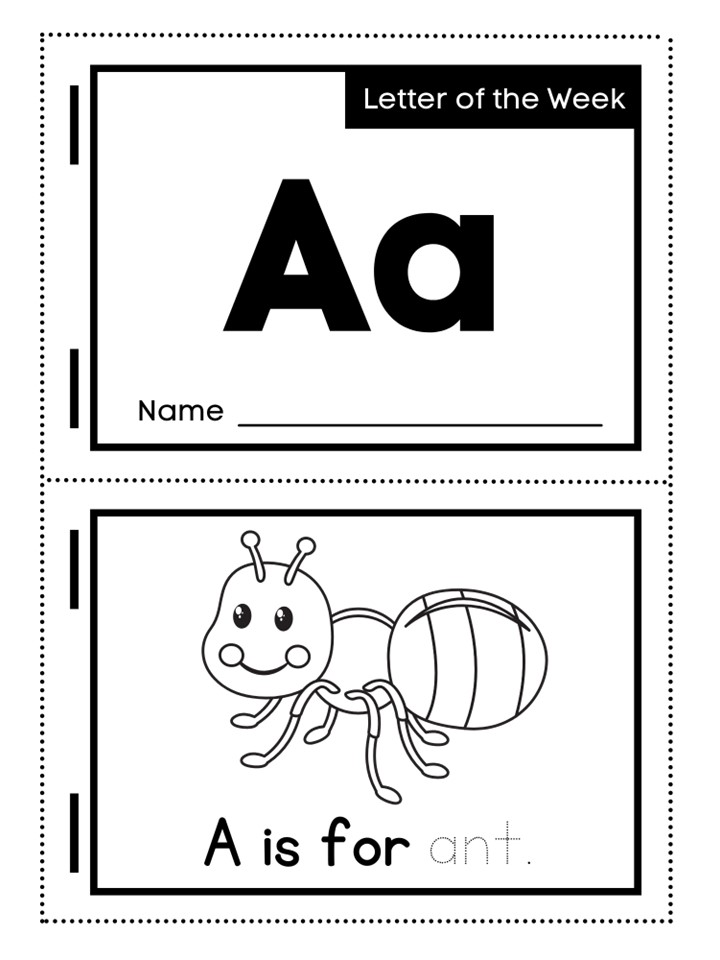Letter of the week: ABC coloring book | Made By Teachers
