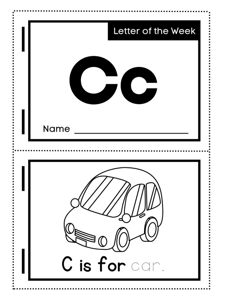 Letter of the week: ABC coloring book | Made By Teachers