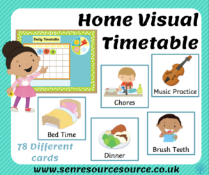 Home Visual Timetable | Made By Teachers