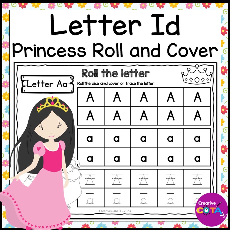 Princess ABC Letter Mazes | Made By Teachers