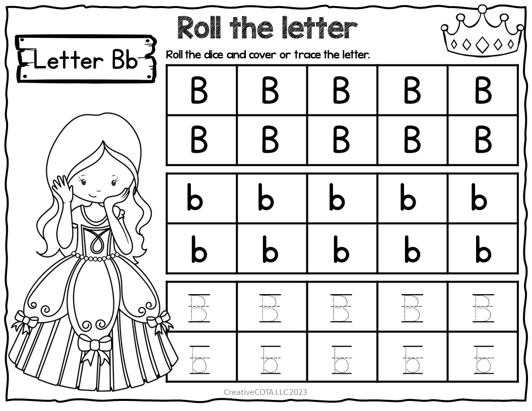 Princess ABC Letter Mazes | Made By Teachers