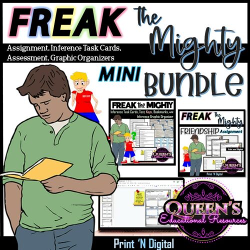 Freak the Mighty Assignment and Inference Assessment | Made By Teachers