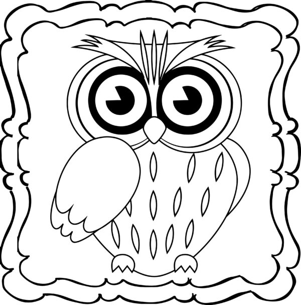 Owl Coloring Book : Easy and Fun Owls Coloring Book for Kids | Made By ...