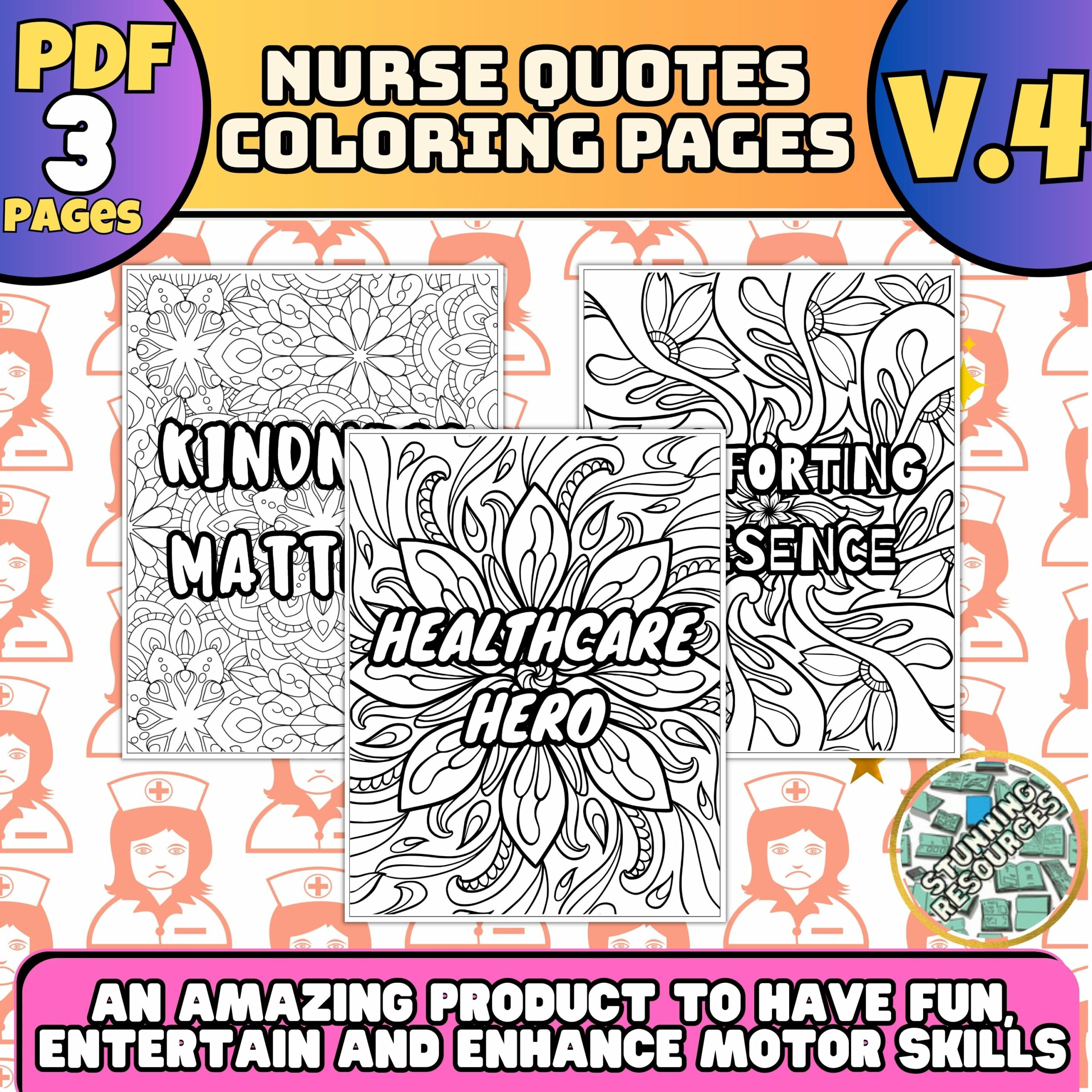 Nurse Quotes Coloring Pages V.4 | Made By Teachers
