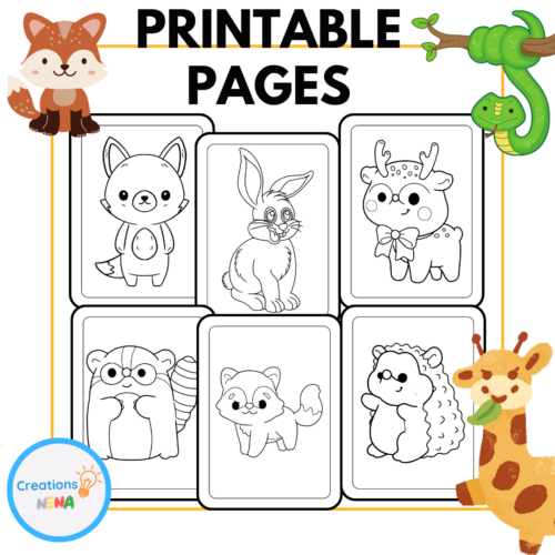 Land Animals Coloring Pages | Made By Teachers