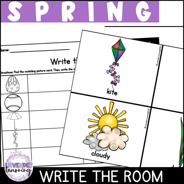 Spring Write the Room | Made By Teachers