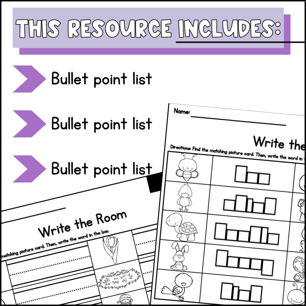 Spring Write the Room | Made By Teachers